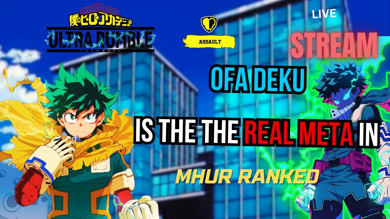 speed deku is LORE accurate in | MY HERO ultra rumble RANKED lobbies ...