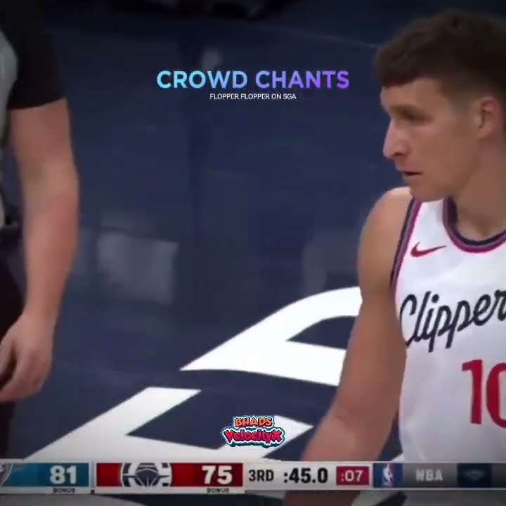CROWD CHANTS FLOPPER FLOPPER ON SGA #losangelesclippers - YouTube