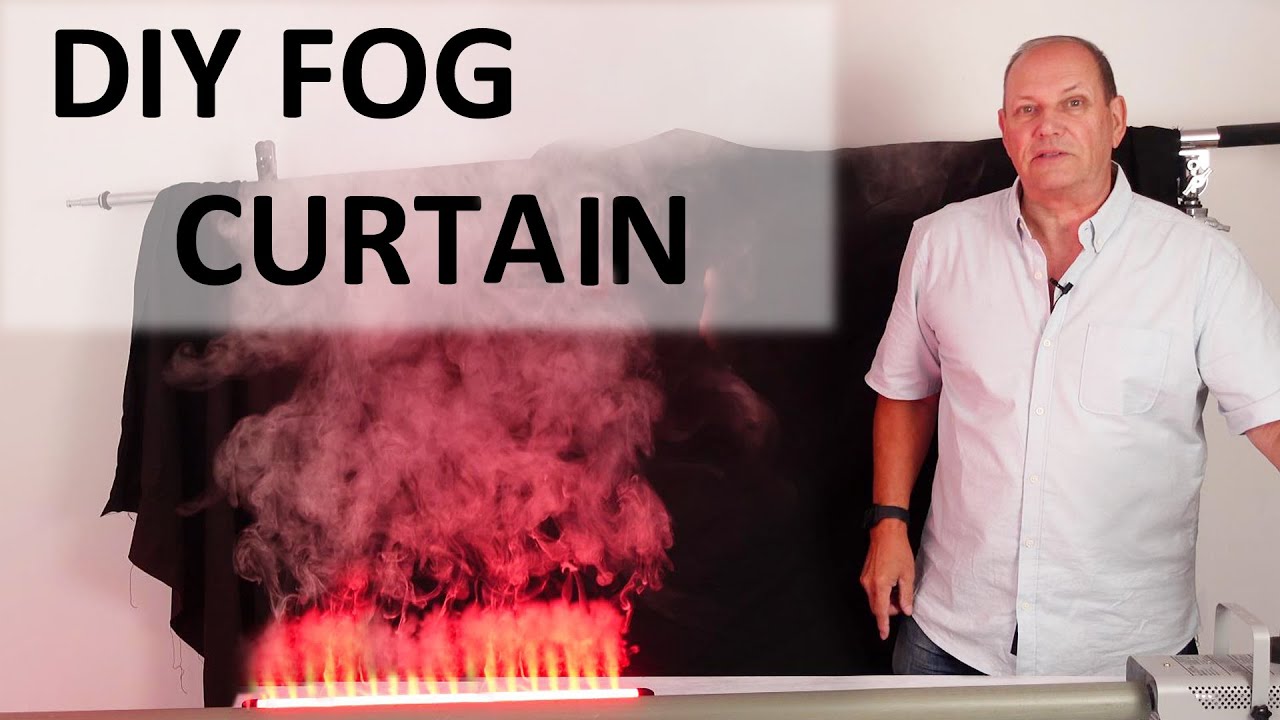 DIY How To Make A Fog Curtain - YouTube