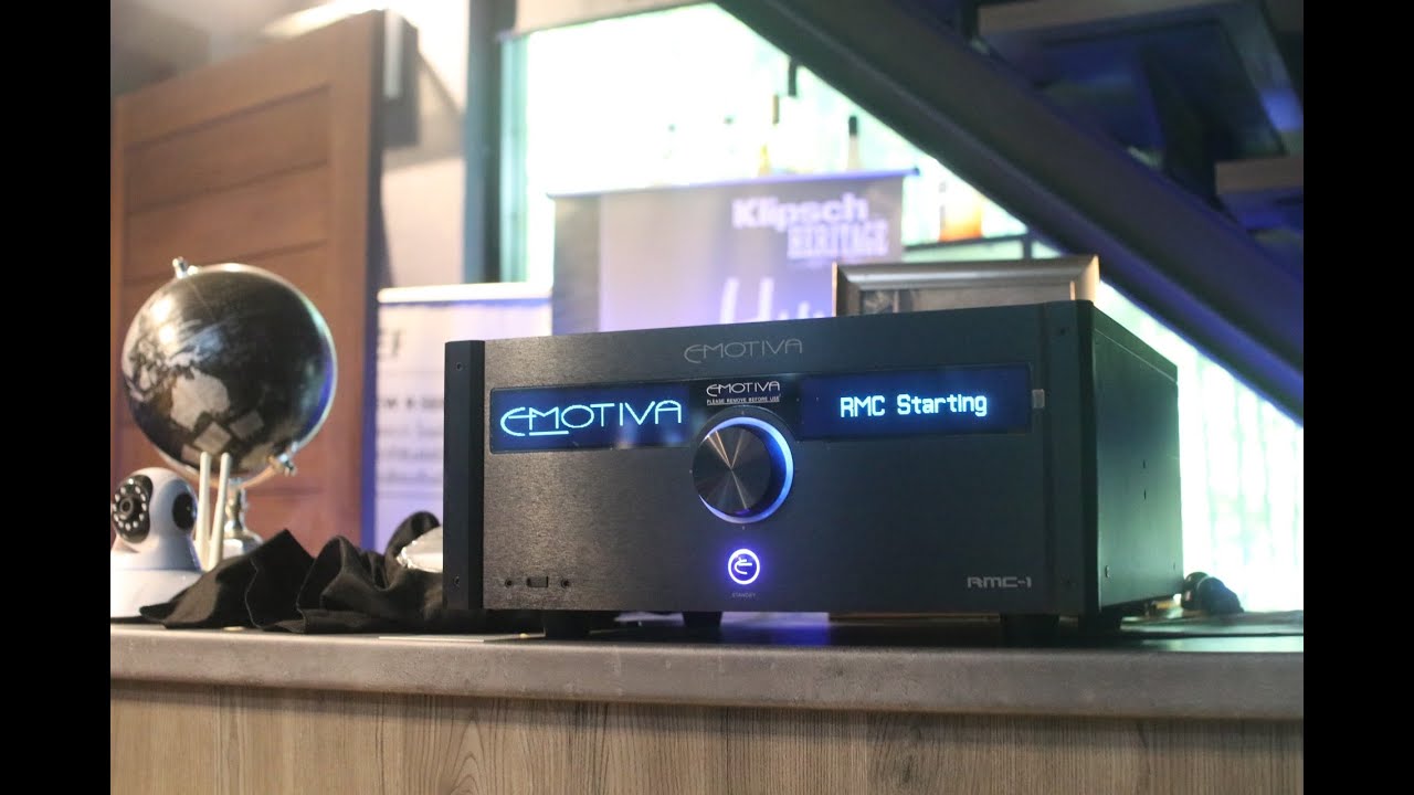 Emotiva RMC-1 - Pre-Processor สายดุ ที่มาพร้อมกับ Dirac Live - YouTube