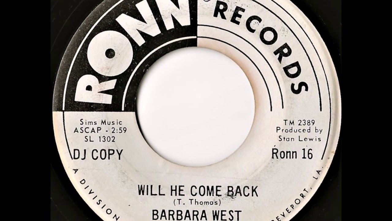 Barbara West- Will He Come Back - YouTube