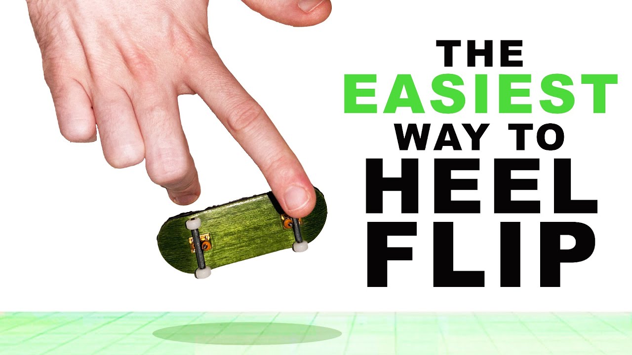 The EASIEST Way to Heelflip on a Fingerboard - YouTube