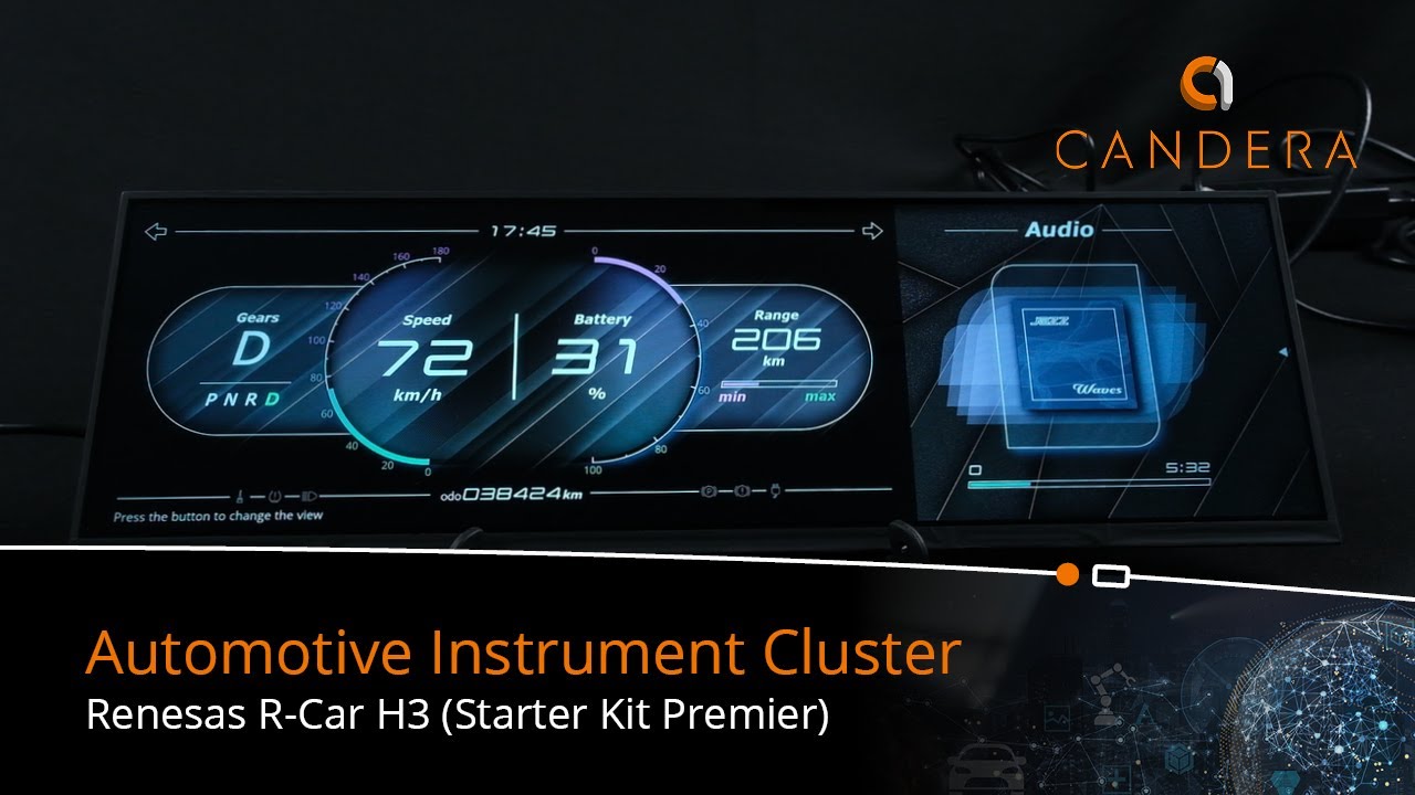 Candera “Automotive Instrument Cluster” HMI – (on R-Car H3) - YouTube