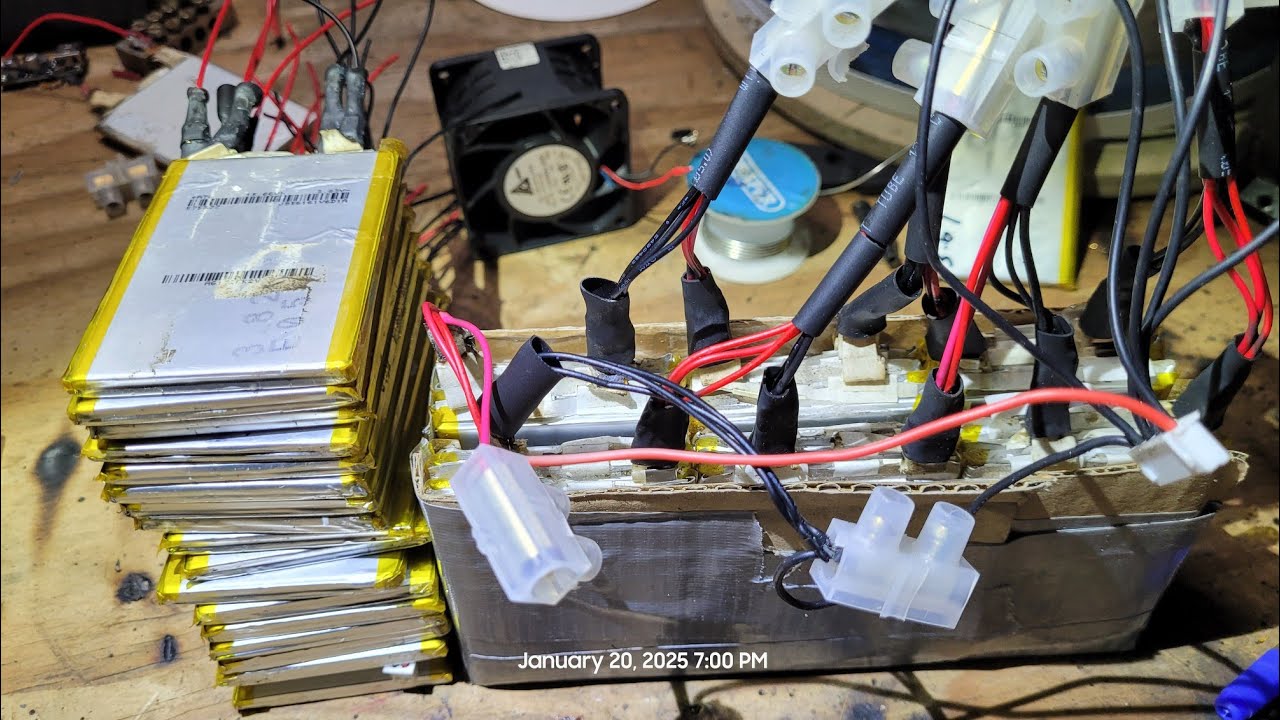 6s Home Made Lipo Battery - Wiring / soldering another 18 cells to ...