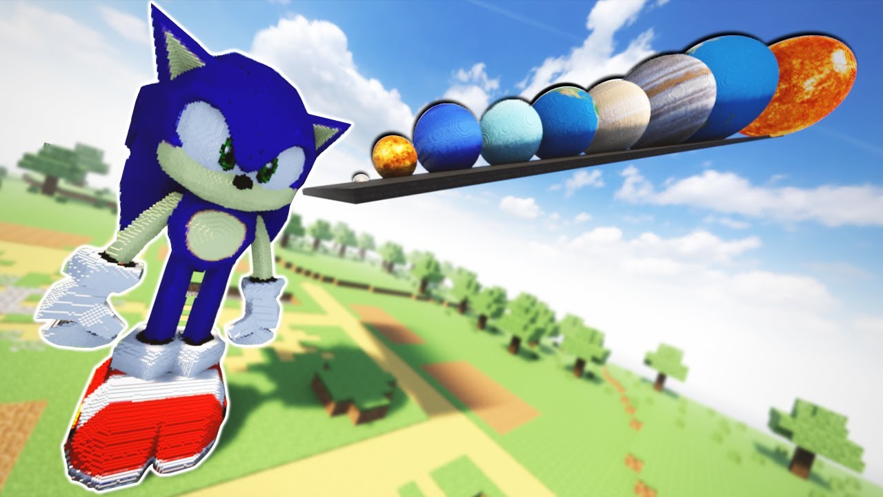 Big and Small Planets VS Sonic in Teardown - YouTube