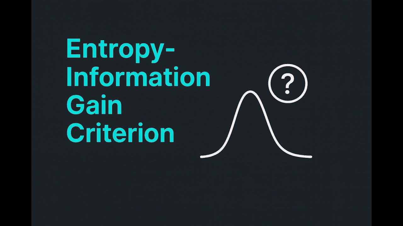 Lecture 89: Machine Learning: Decision Tree: Entropy - Information Gain ...