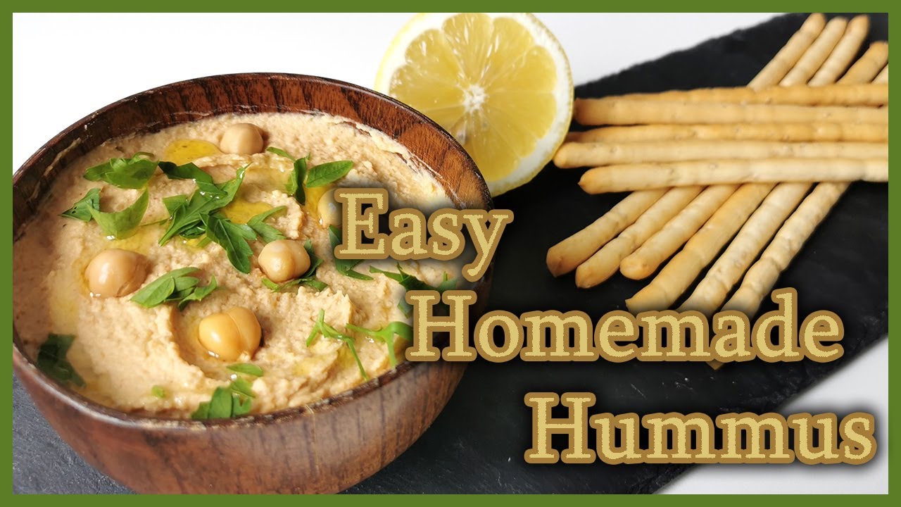 Quick and easy Hummus - YouTube