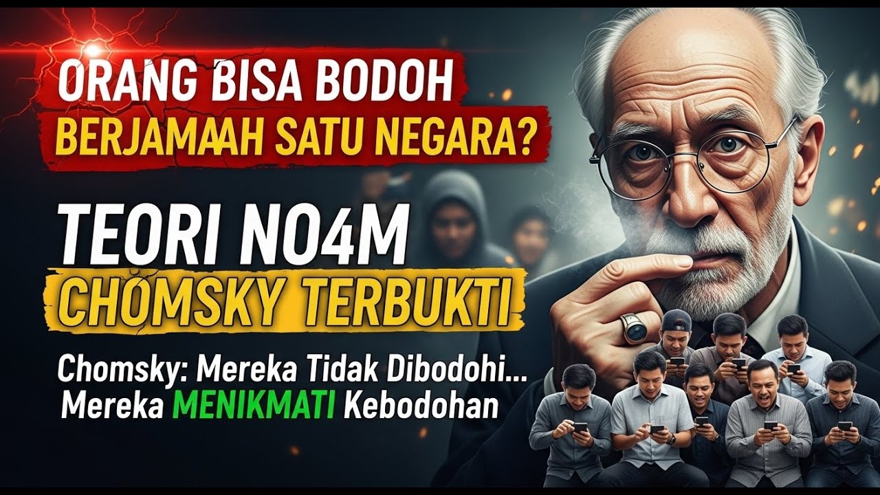 TEORI CHOMSKY TERNYATA BENAR Negara Ini Jadi Bodoh Massal! #reaction ...