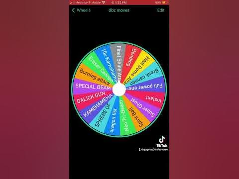 Dbz spin the wheel - YouTube