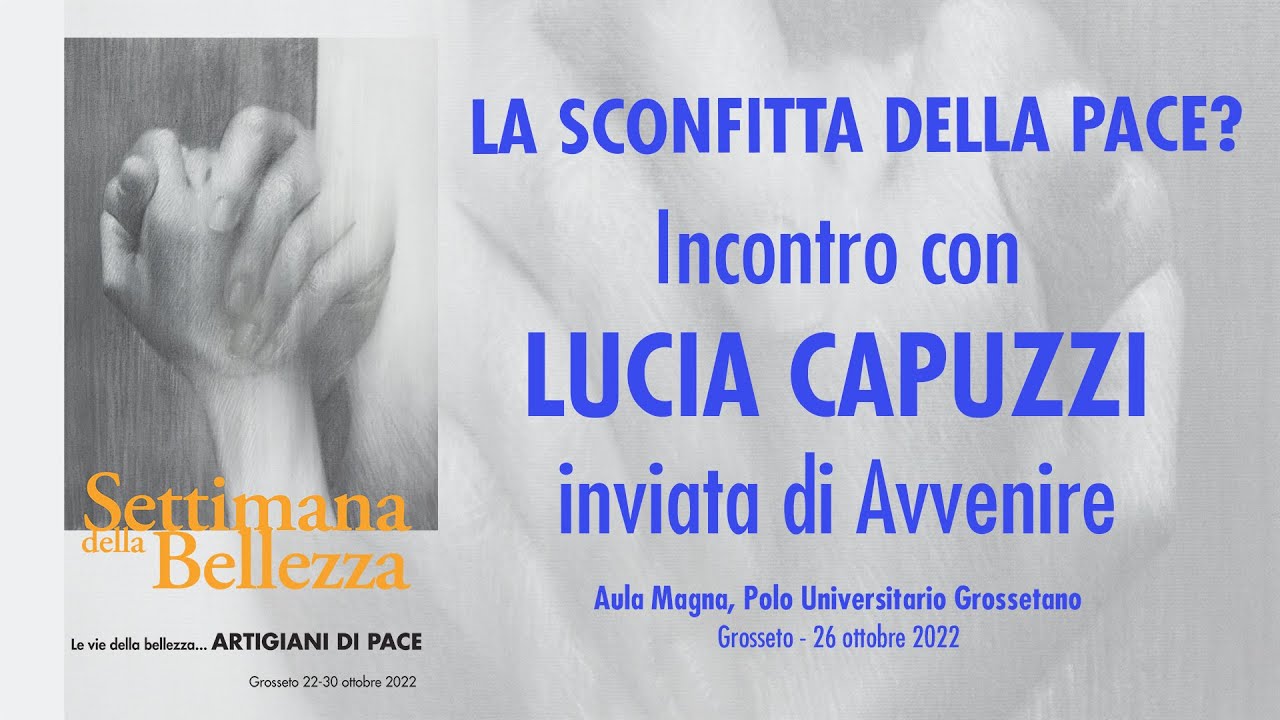 "LA SCONFITTA DELLA PACE ?" - LUCIA CAPUZZI, inviata di Avvenire - YouTube