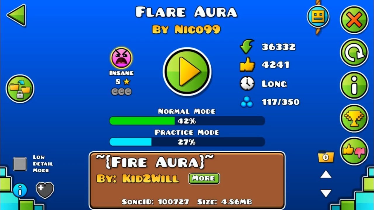 Geometry Dash - Flare Aura by Nico99 - YouTube
