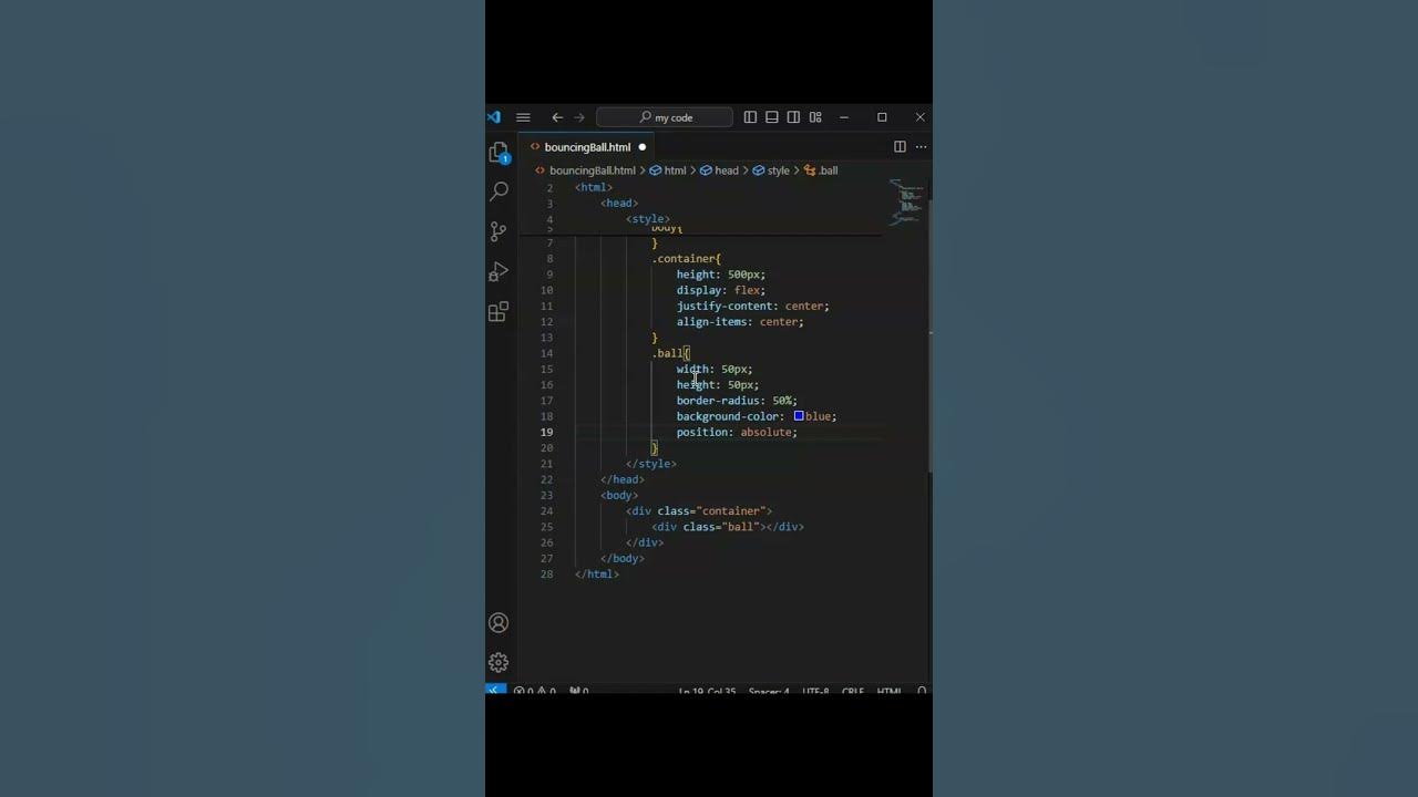 Bouncing Ball with HTML and CSS ONLY - YouTube