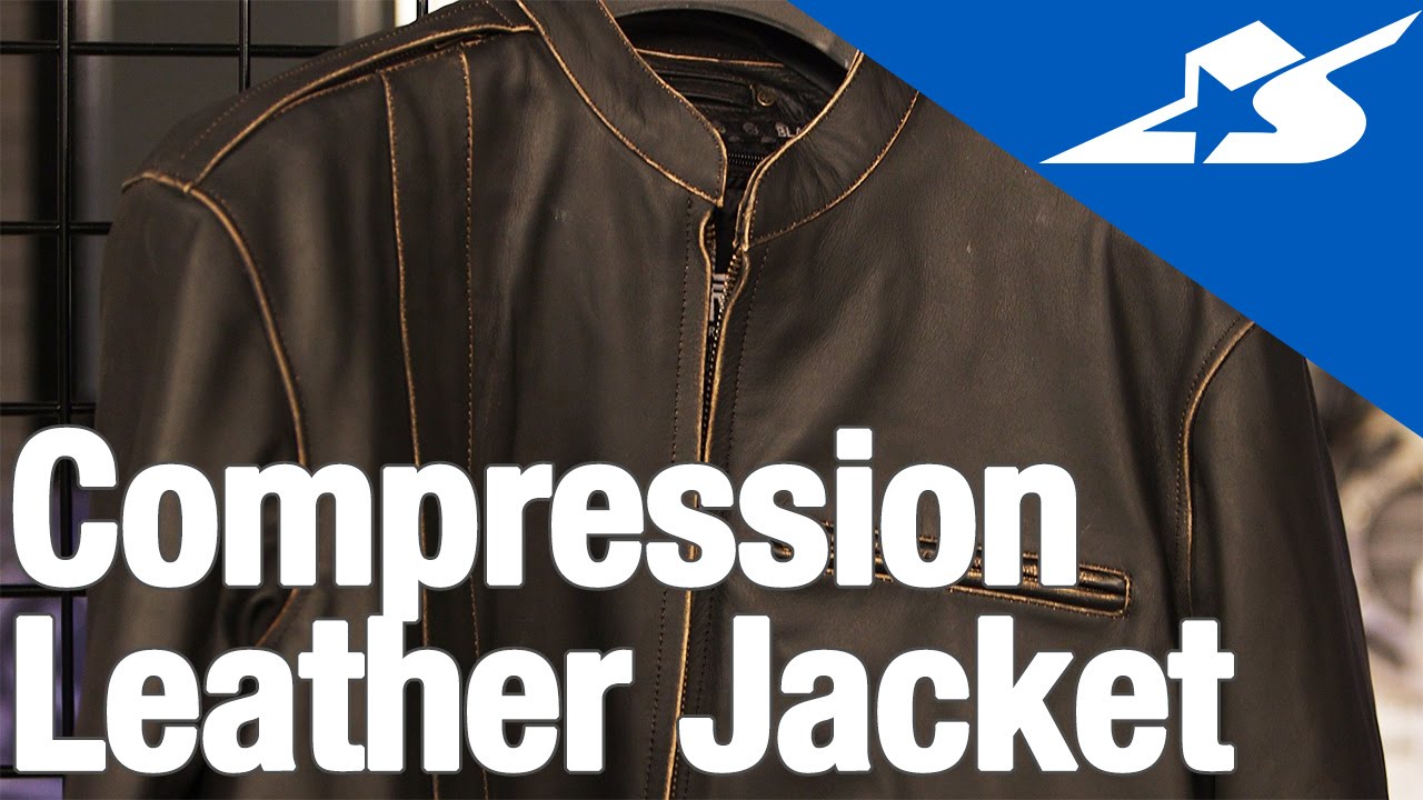 Compression Leather Jacket by Black Brand | Motorcycle Superstore - YouTube