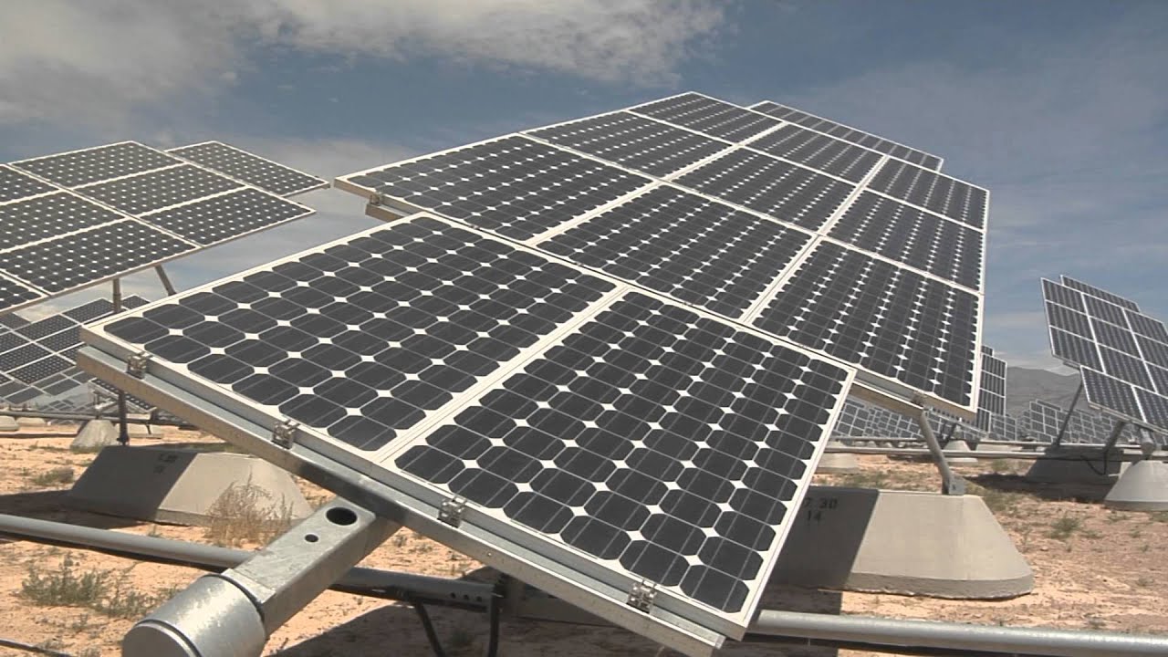 Construction of Photovoltaic Array II Begins on Nellis - YouTube