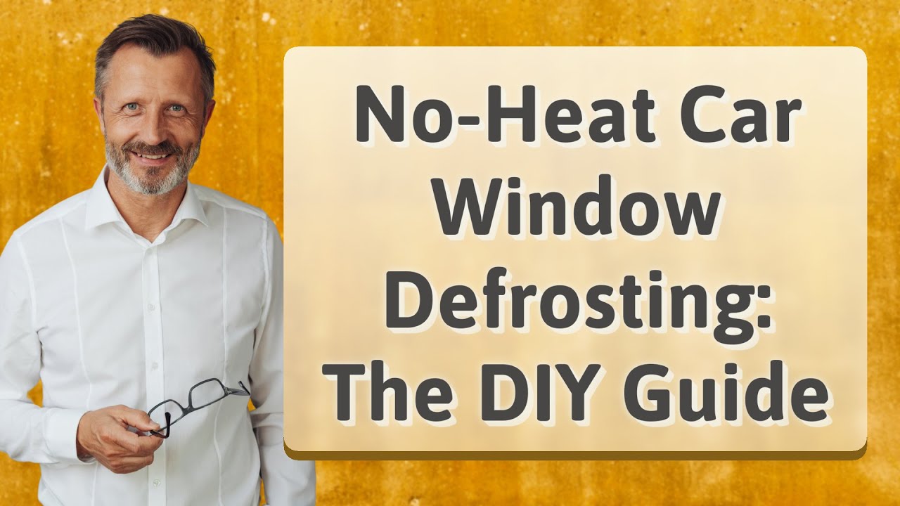 No-Heat Car Window Defrosting: The DIY Guide - YouTube