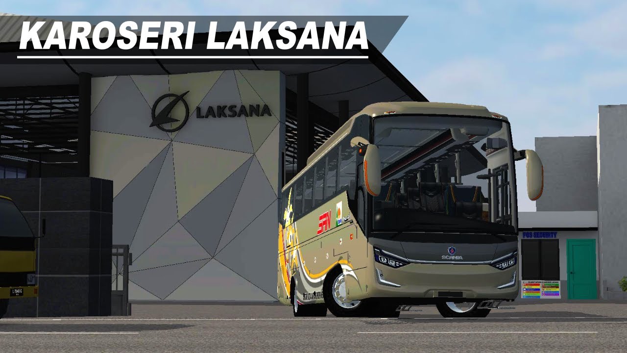 RIVIEW MAP KAROSERI LAKSANA DI BUSSID !! - YouTube