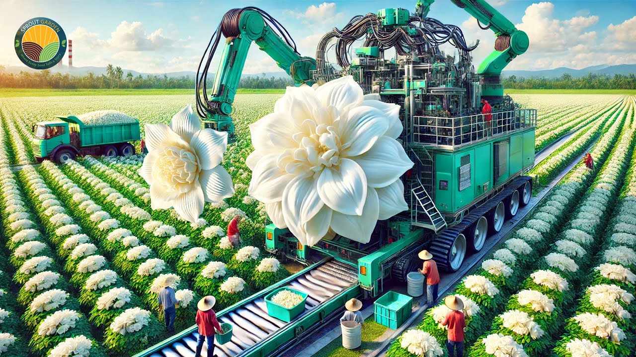 How Farmers Harvest Jasmine Flowers and Why Jasmine Oil Is So Expensive | Farming Documentary ...