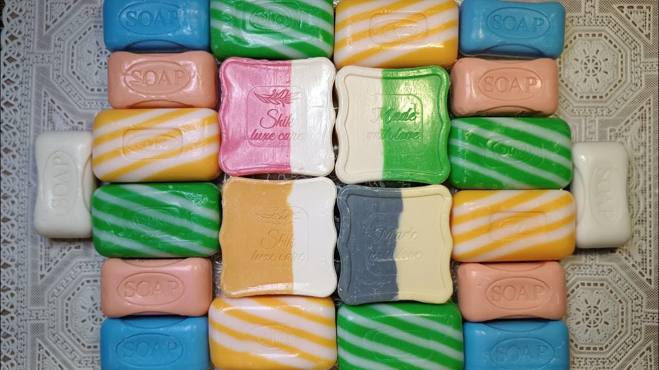 ASMR Soap Packaging / Satisfying Packaging Two-color Soap / Asmr No ...
