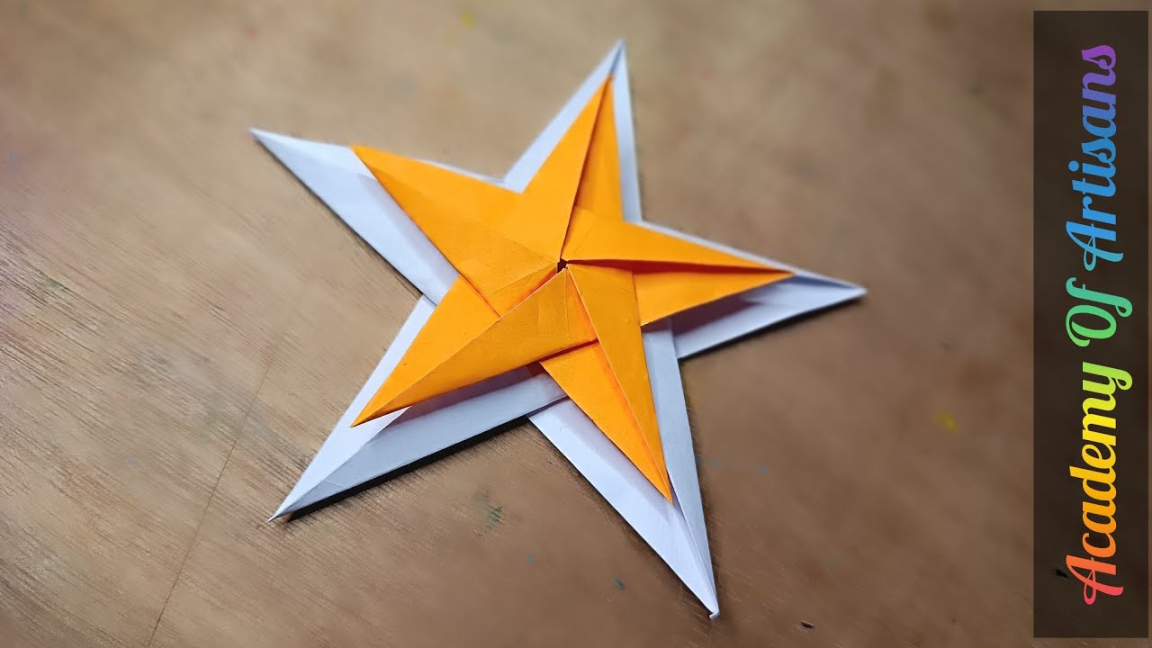 How To Make A Paper Star | DIY Star | Easy Craft And Origami Ideas ...