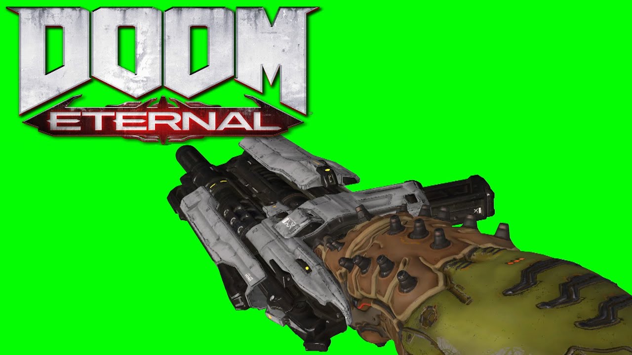 Doom Eternal - Pistol in First Person [GREEN SCREEN] - YouTube