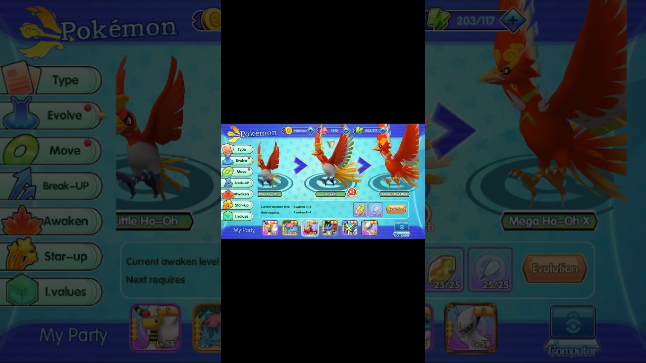 Poketown mega evolution of ho-oh - YouTube