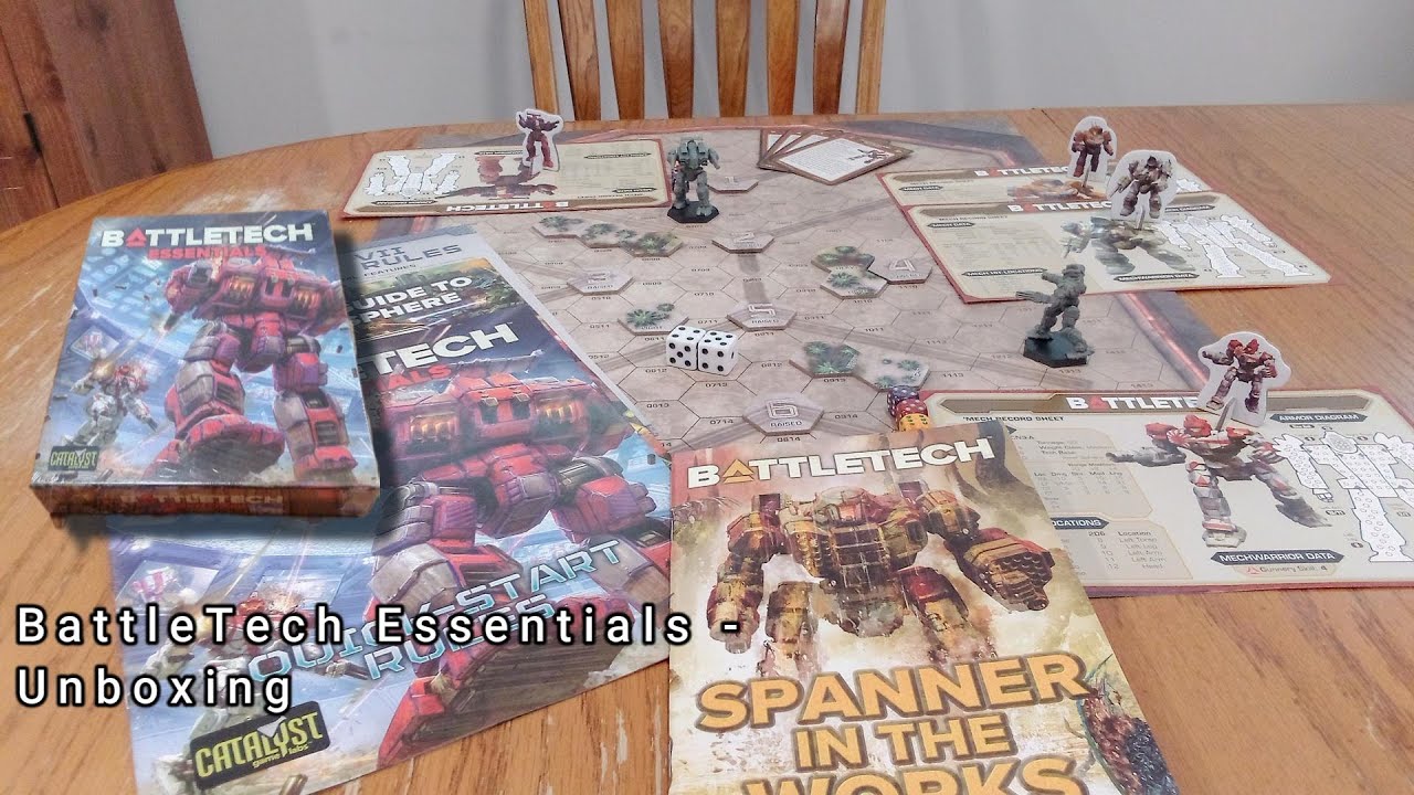 BATTLETECH Essentials Unboxing - YouTube