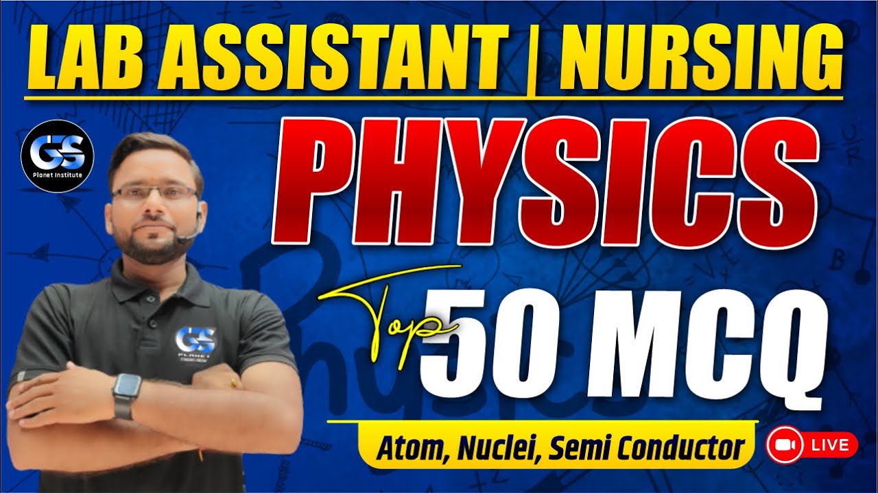 lab assistant new vacancy 2024 || lab assistant physics question || lab ...