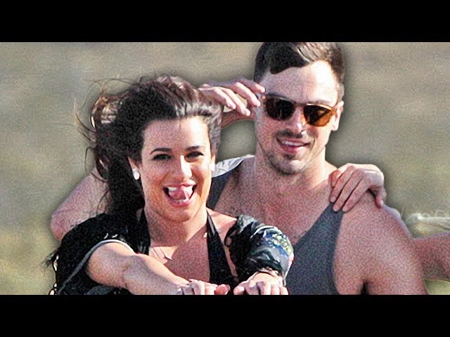 Lea Michele And Matthew Paetz Kissing