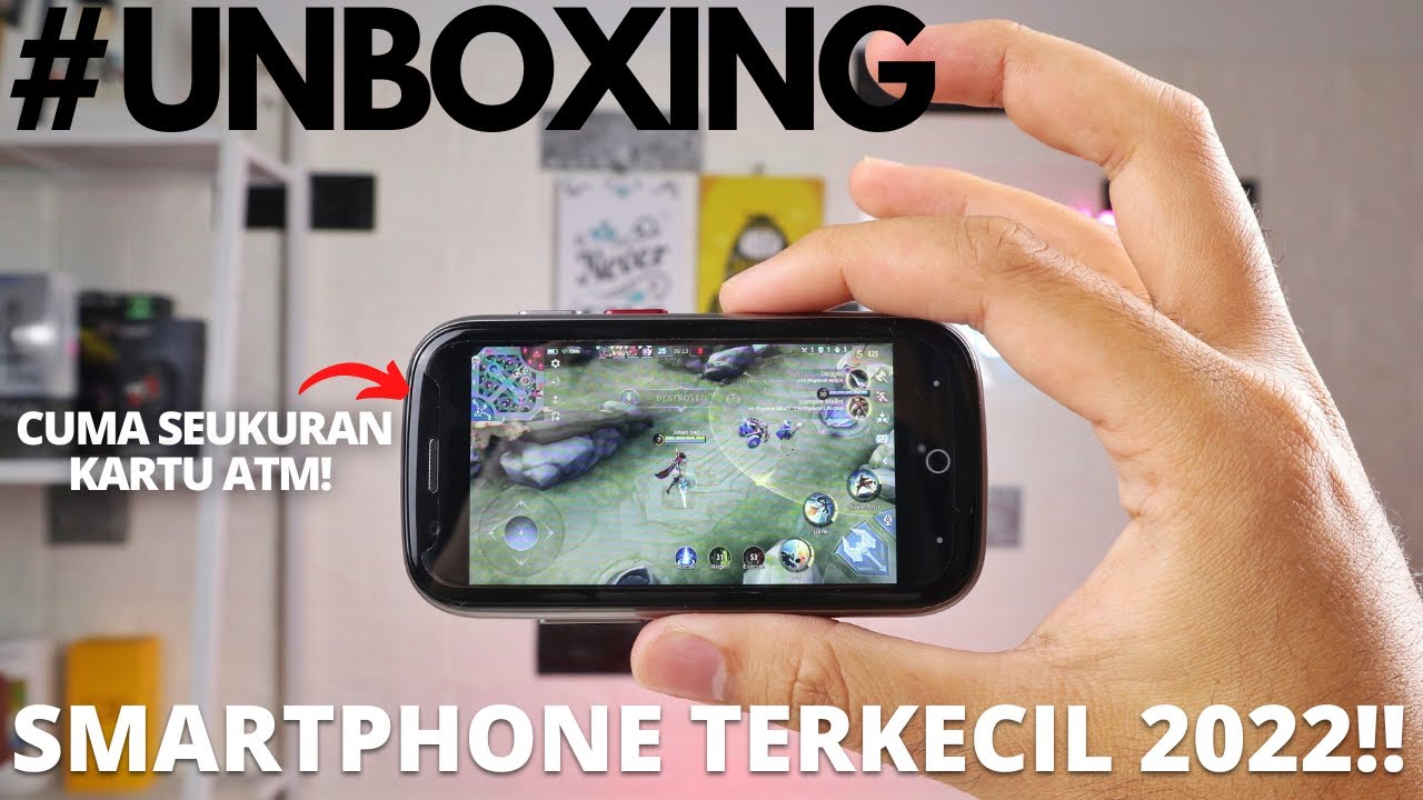 Nyobain Smartphone TERKECIL 2022! UNBOXING Uniherzt Jelly 2E Indonesia ...