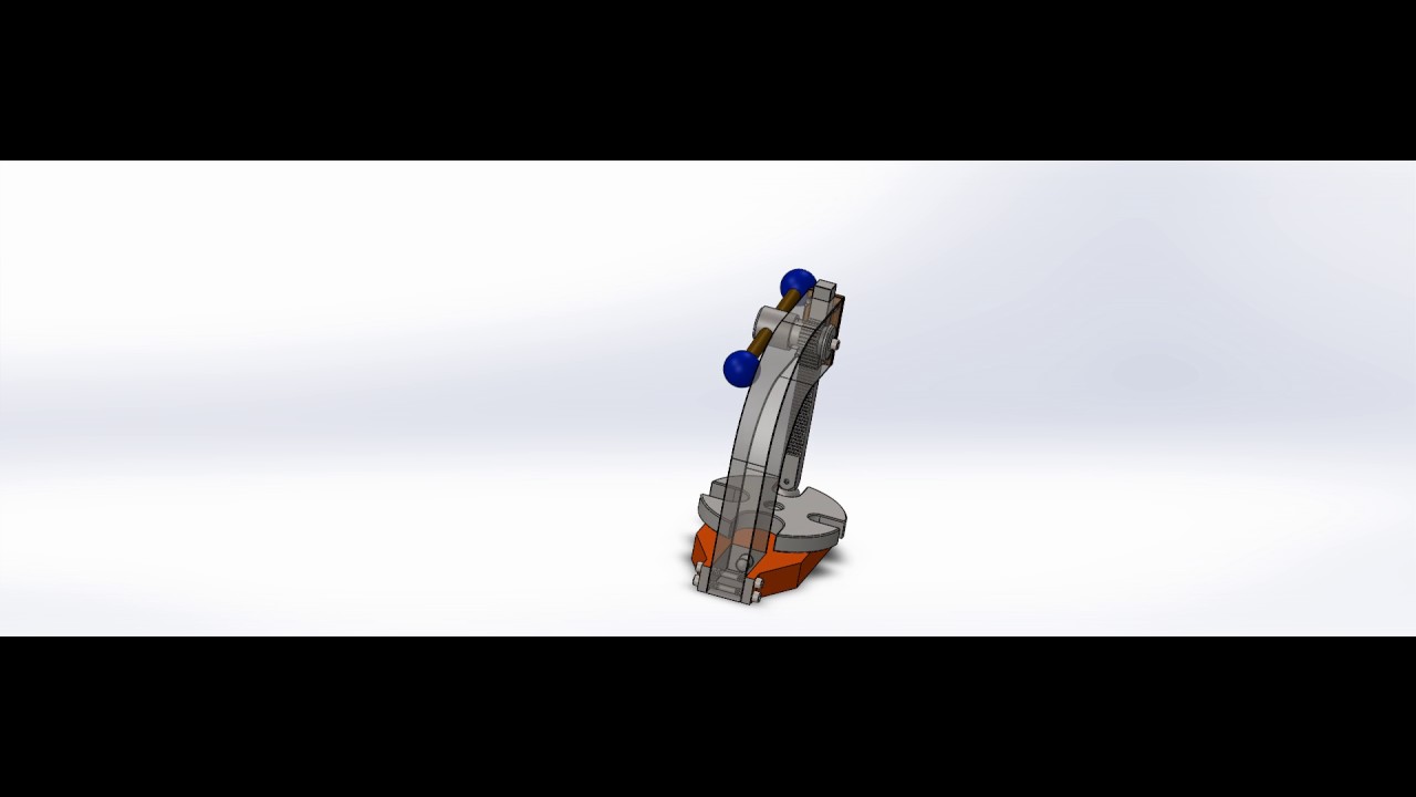 Mechanical Assembly and animation of Working arbor press - YouTube