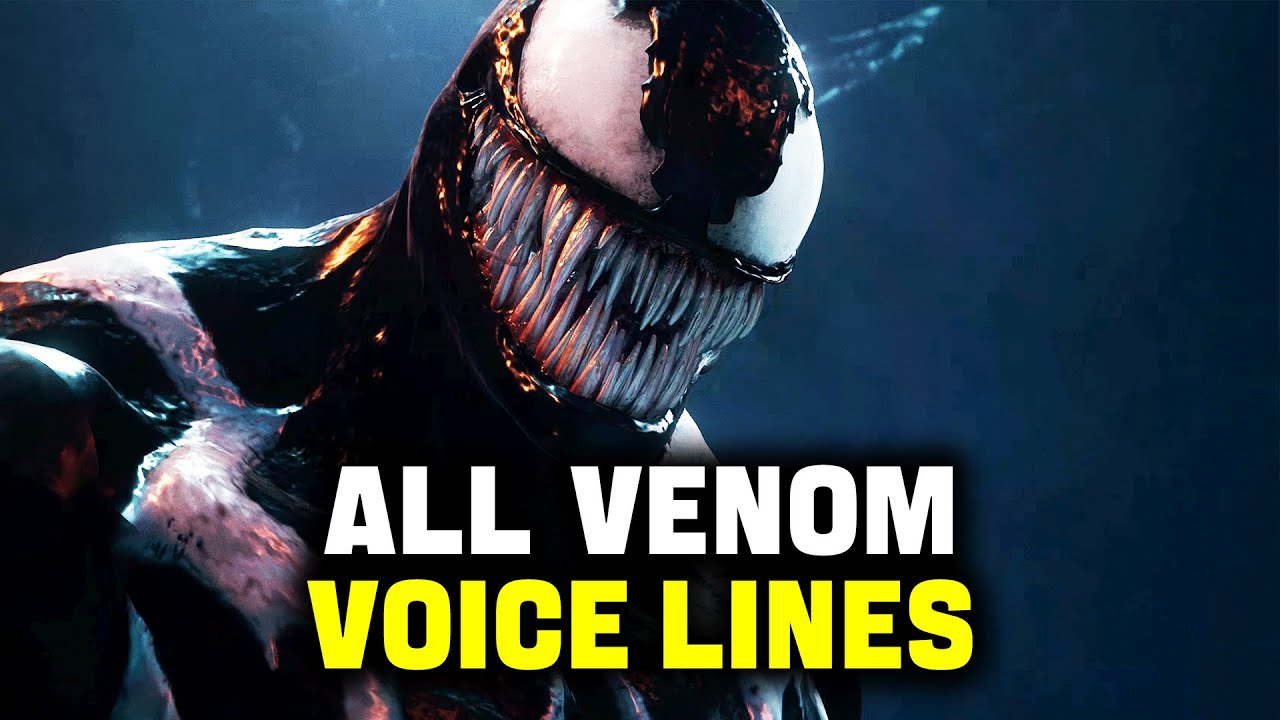 Spider-Man 2 - All Venom Voice Lines (Tony Todd) - YouTube