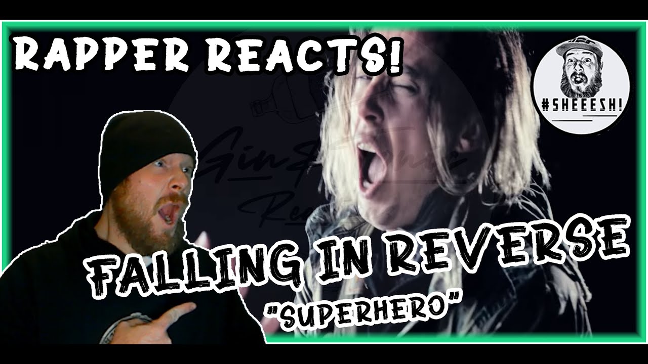 Falling In Reverse - Superhero | RAPPER REACTION! - YouTube