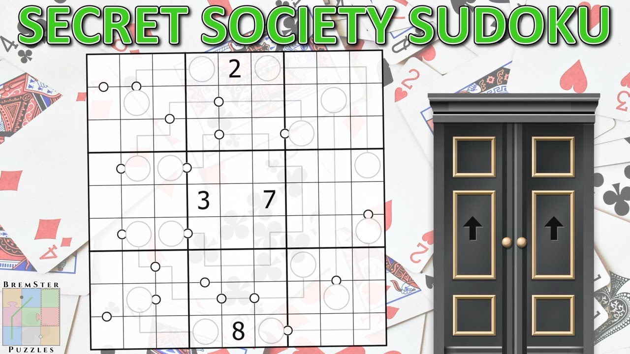 Welcome to the Sudoku Secret Society - YouTube