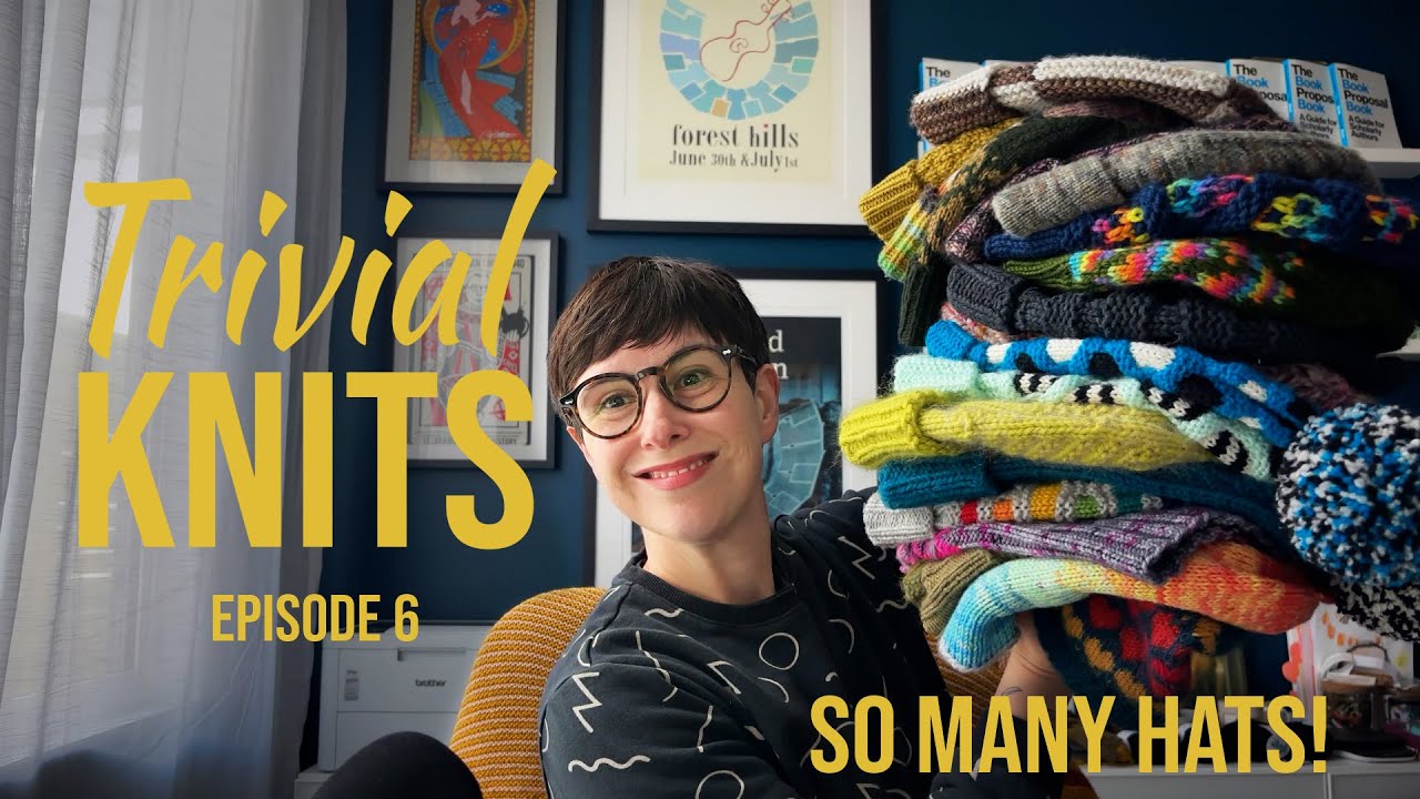 Trivial Knits Episode 6 - Hat Knitting Wins and Fails - YouTube