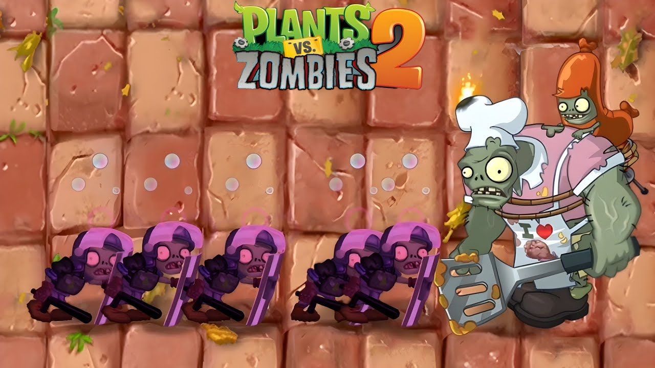 Plants Vs. Zombies 2 - 5 Zombie Police Vs. All Gargantuar - YouTube