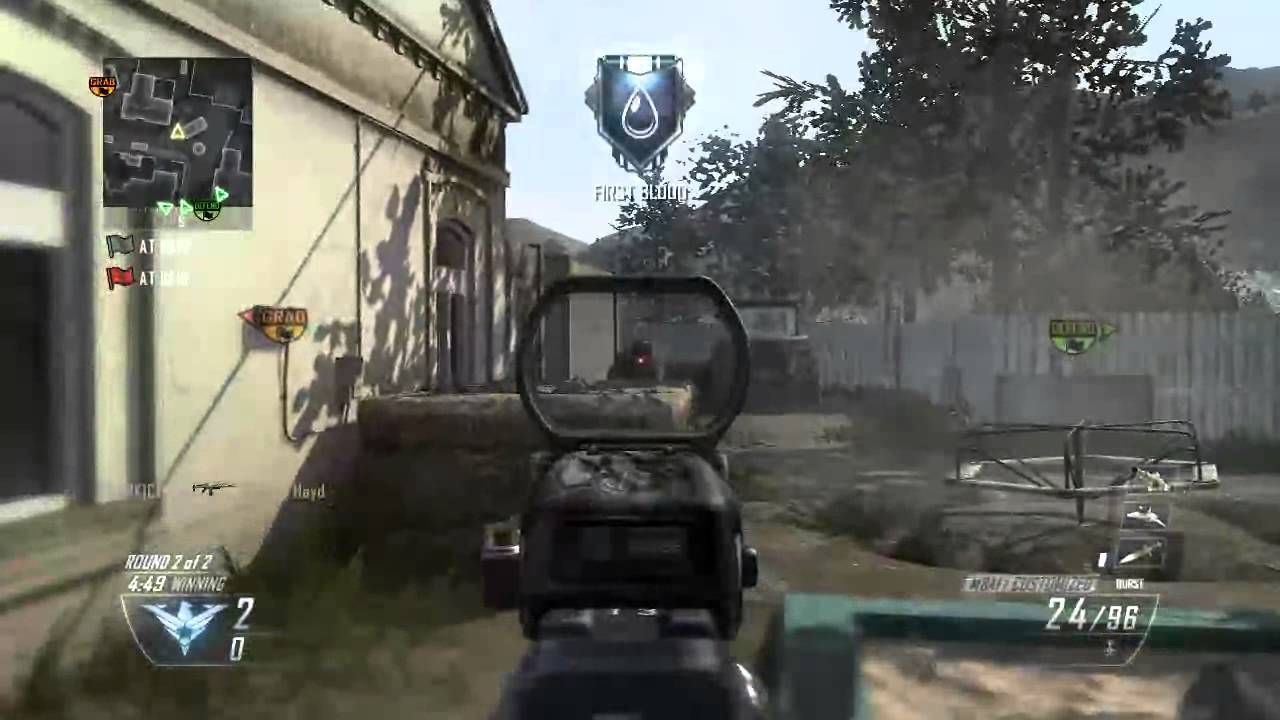CoD Black Ops 2 (League Play) - Standoff CTF 3 Piece Clip - YouTube