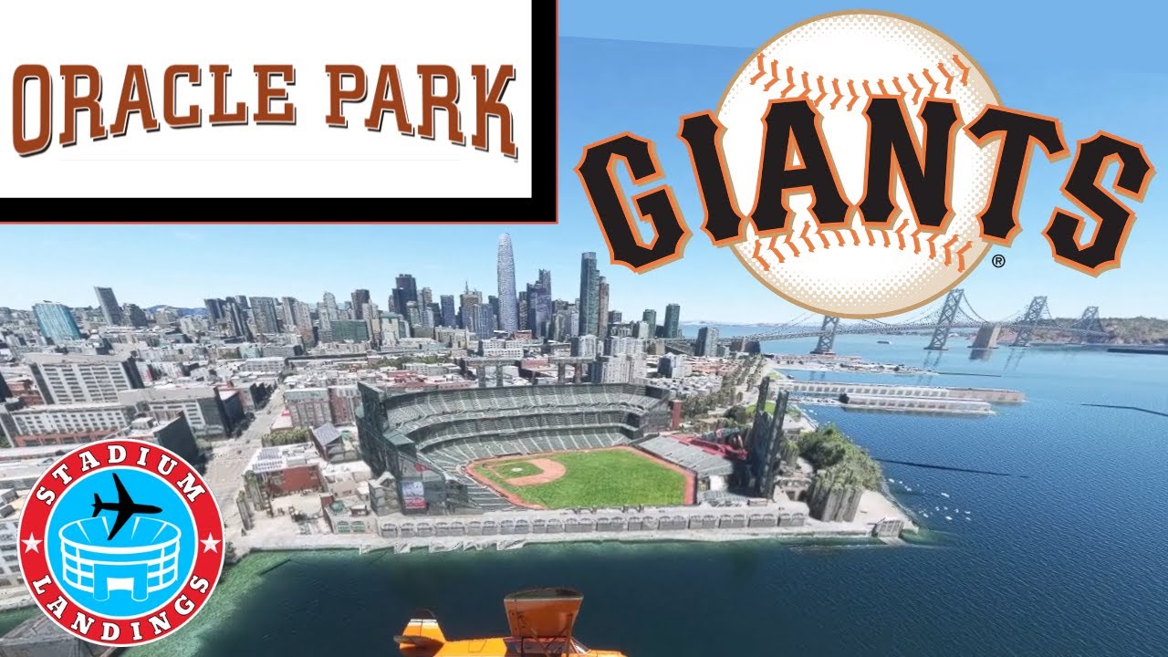 Oracle Park - Microsoft Flight Simulator STADIUM LANDING! - YouTube