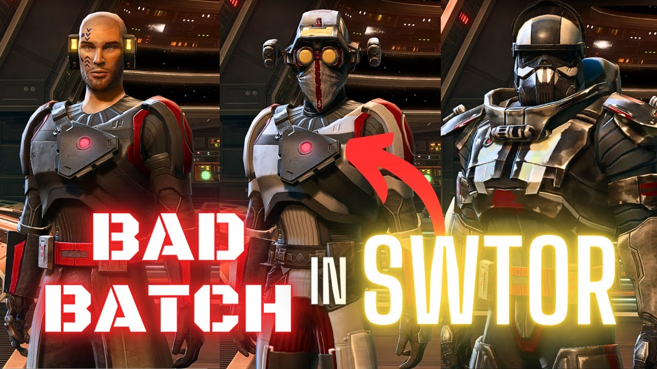 SWTOR Bad Batch Outfit Showcase | 14 Bad Batch Inspired Star Wars Looks ...
