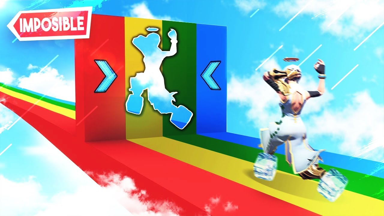 El Slide Imposible De Fortnite Nuevo Minijuego De Parkour Youtube