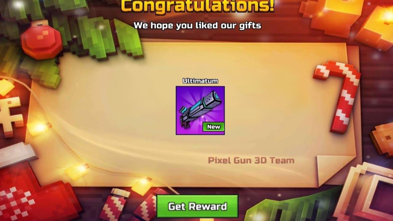 Getting Unique Rewards From Pixel Gun 3D | #pg3d | PG3D Limited Offer ...