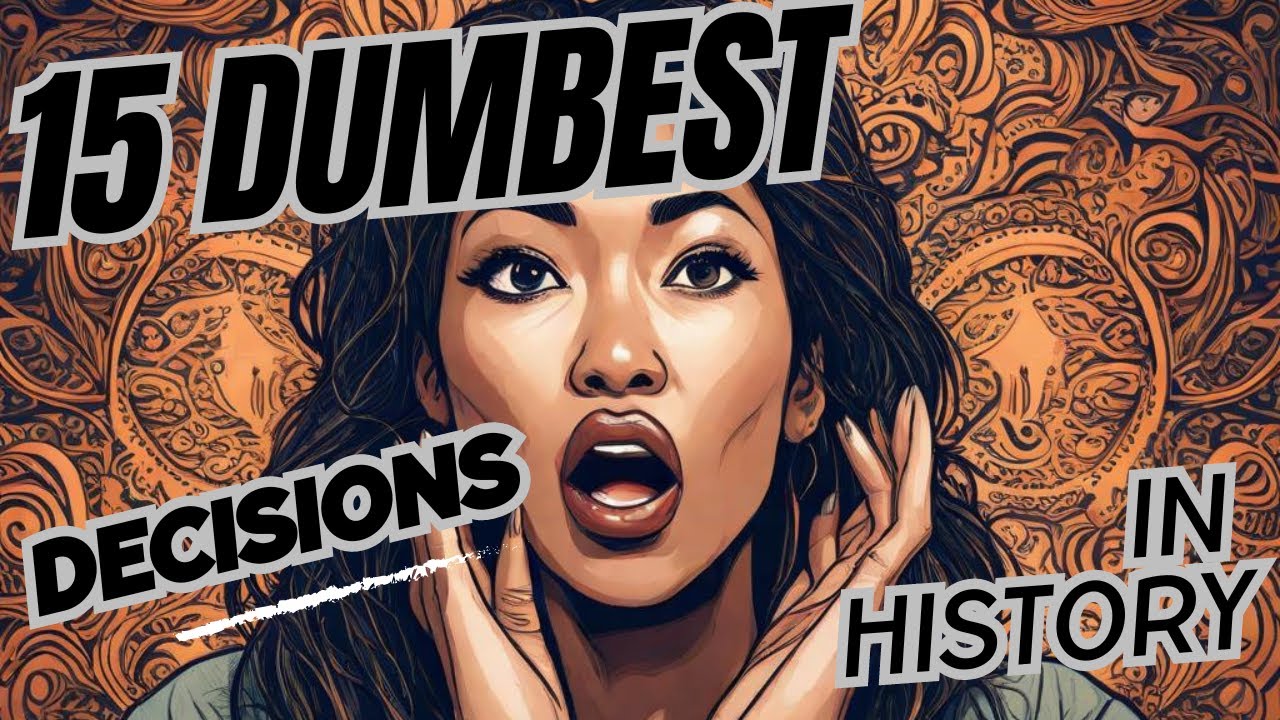 "Unraveling the tapestry of historic blunders: 15 decisions that shaped ...