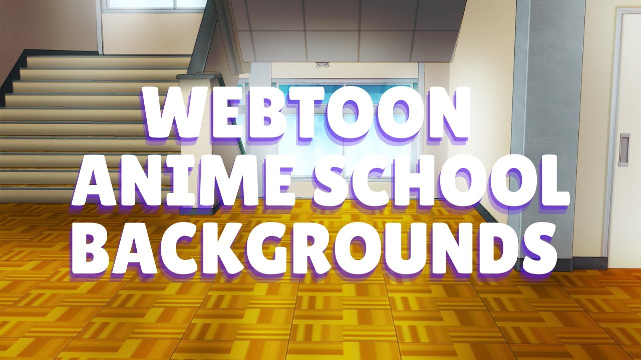 Anime School Background Process || Webtoon Artist Speedpaint - YouTube