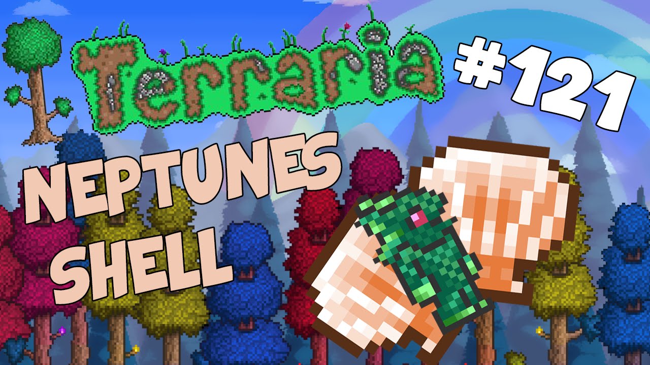 Let's Play Terraria (1.2) iOS/Android - Crafting the Neptunes Shell ...