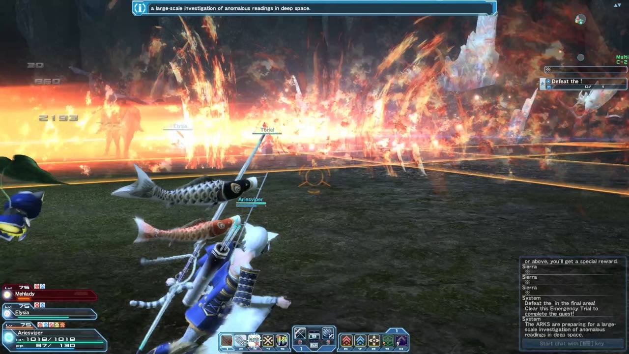 Phantasy Star Online 2: Odin Fight - YouTube