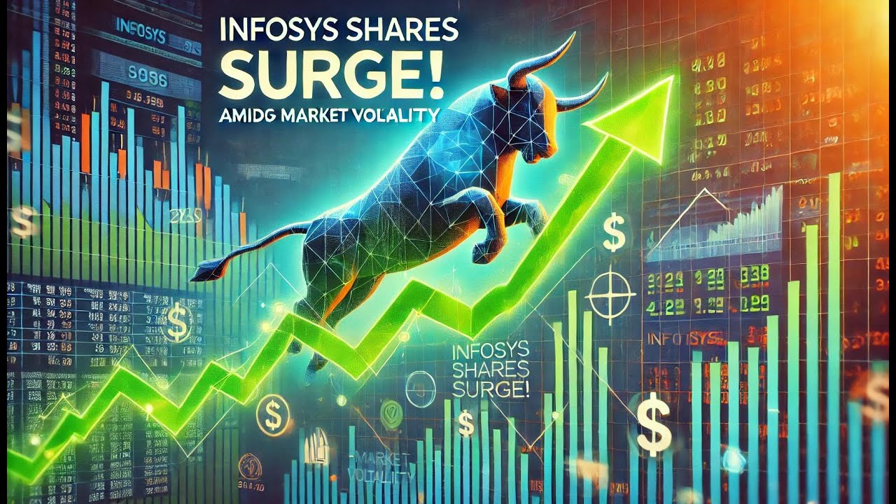 Infosys Shares Surge Amid Market Volatility - YouTube
