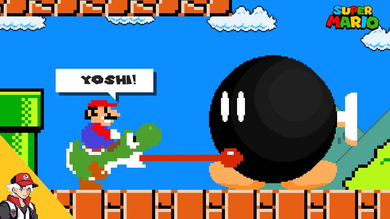 Mario - What if Yoshi eat Bob-omb? Spooky #3 - YouTube