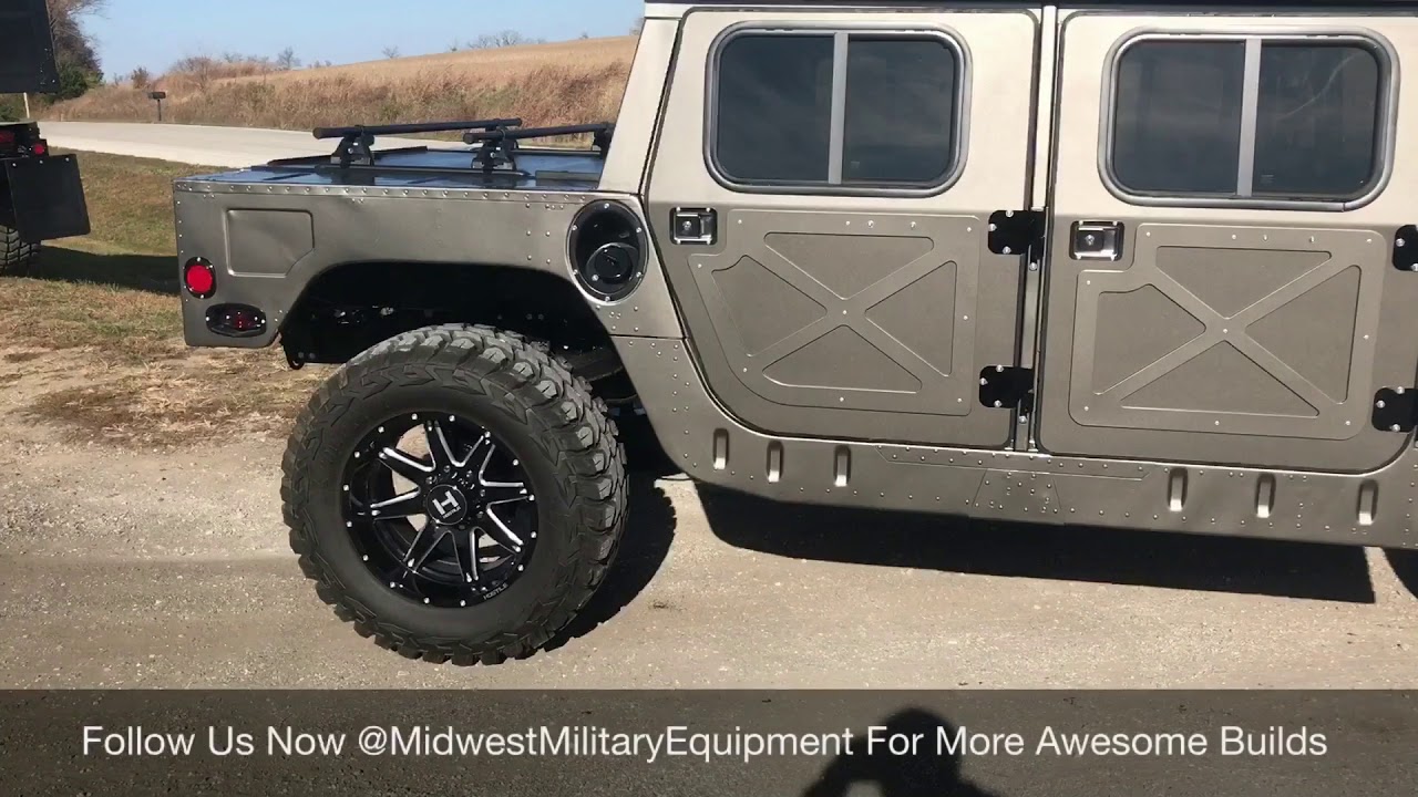 MME Custom Built Military Humvee Hummer H1 - YouTube