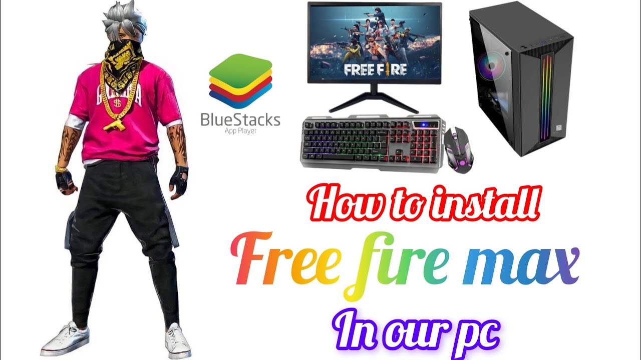 How to install free fire max in pc || free fire max ko pc mein kese ...