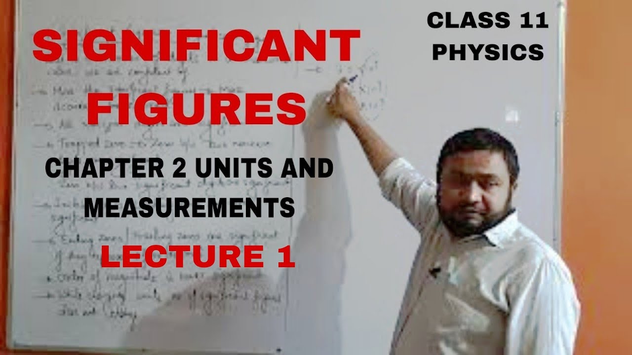 L01 || Significant Figures || Units and Measurements || Physics Class ...