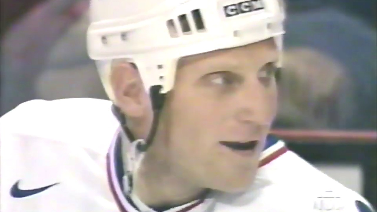 Brett Hull 2nd Goal - Game 3, 1996 World Cup Of Hockey USA vs. Canada ...